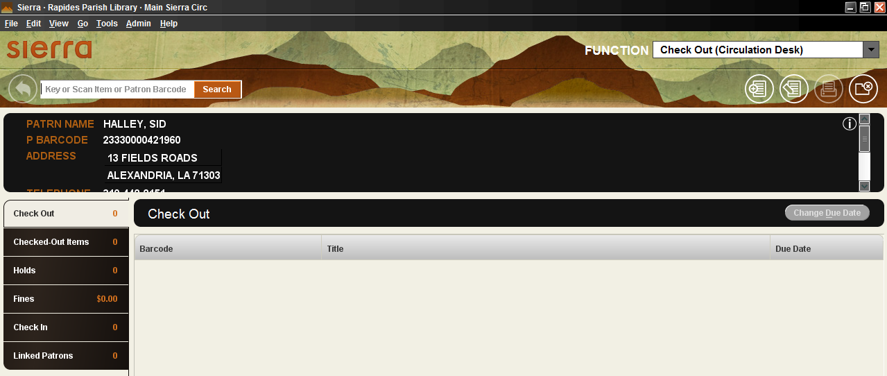 Sierra Training – Rapides Parish Library